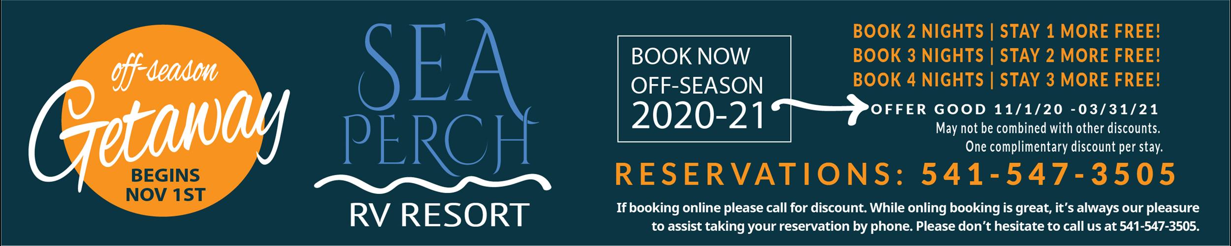 Sea Perch RV Resort in Yachats, Oregon - Home